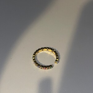 Multicolor Evil Eye Ring (fits All) - Etsy