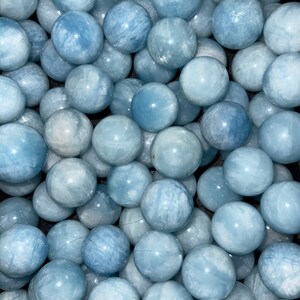AQUAMARINE Crystal Mini Sphere With Stand - Etsy