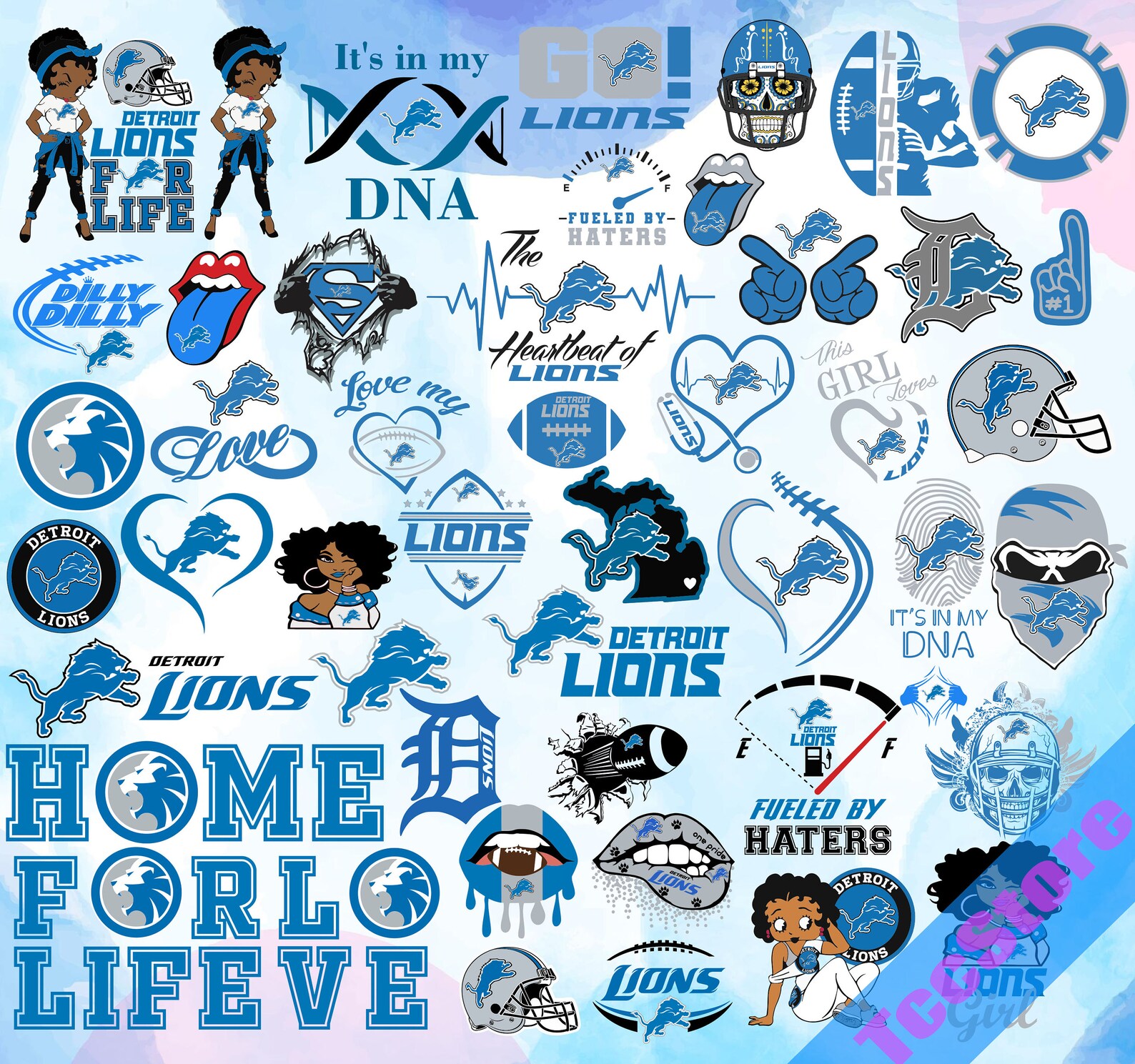 Detroit Lions svg/Detroit Lions svgpngdxf/football svg/NFL | Etsy