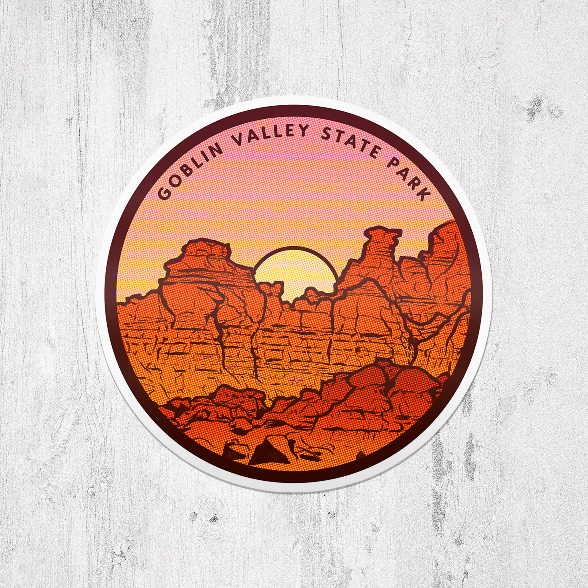 Goblin Valley State Park Vinyl Sticker - Etsy