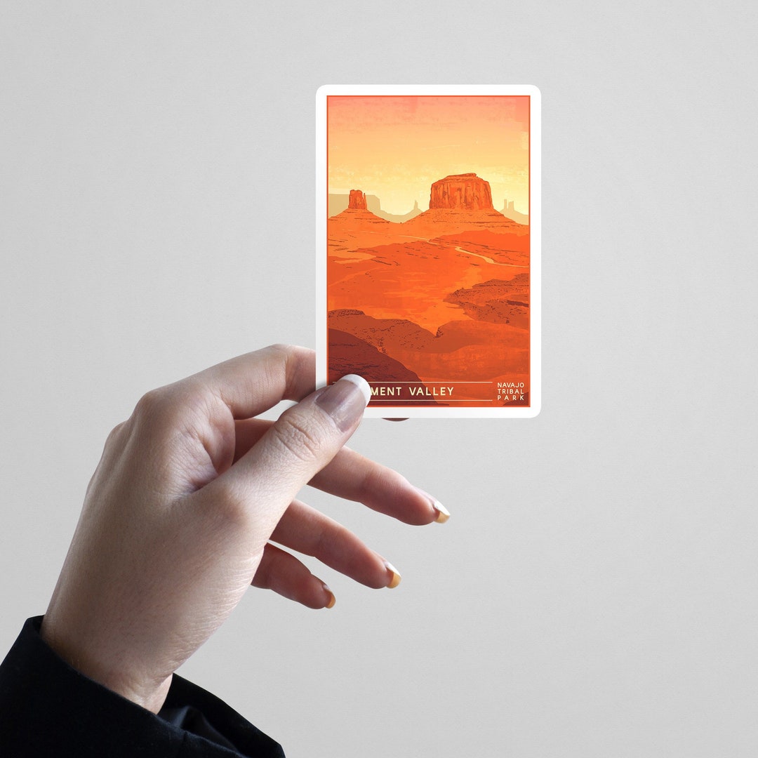Monument Valley | Navajo Tribal Park | National Park Vinyl Sticker - Etsy