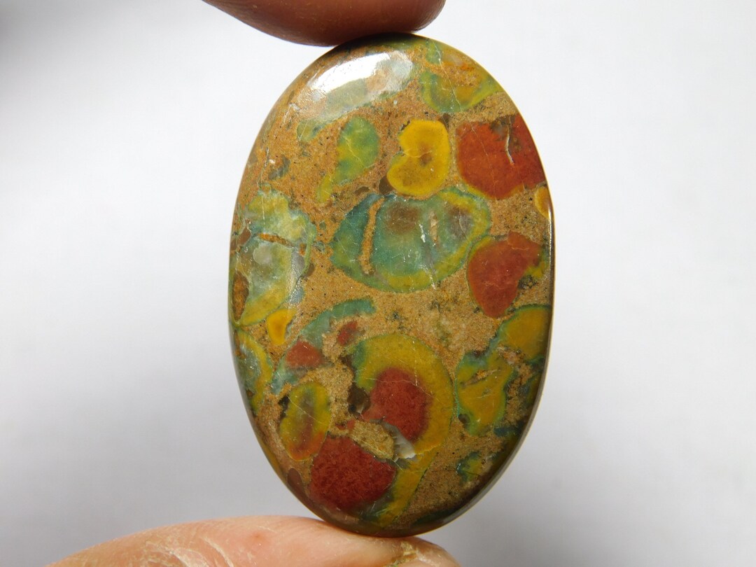 Top Grade Flower Jasper Cabochons,flower Jasper Gemstone,flower Jasper ...