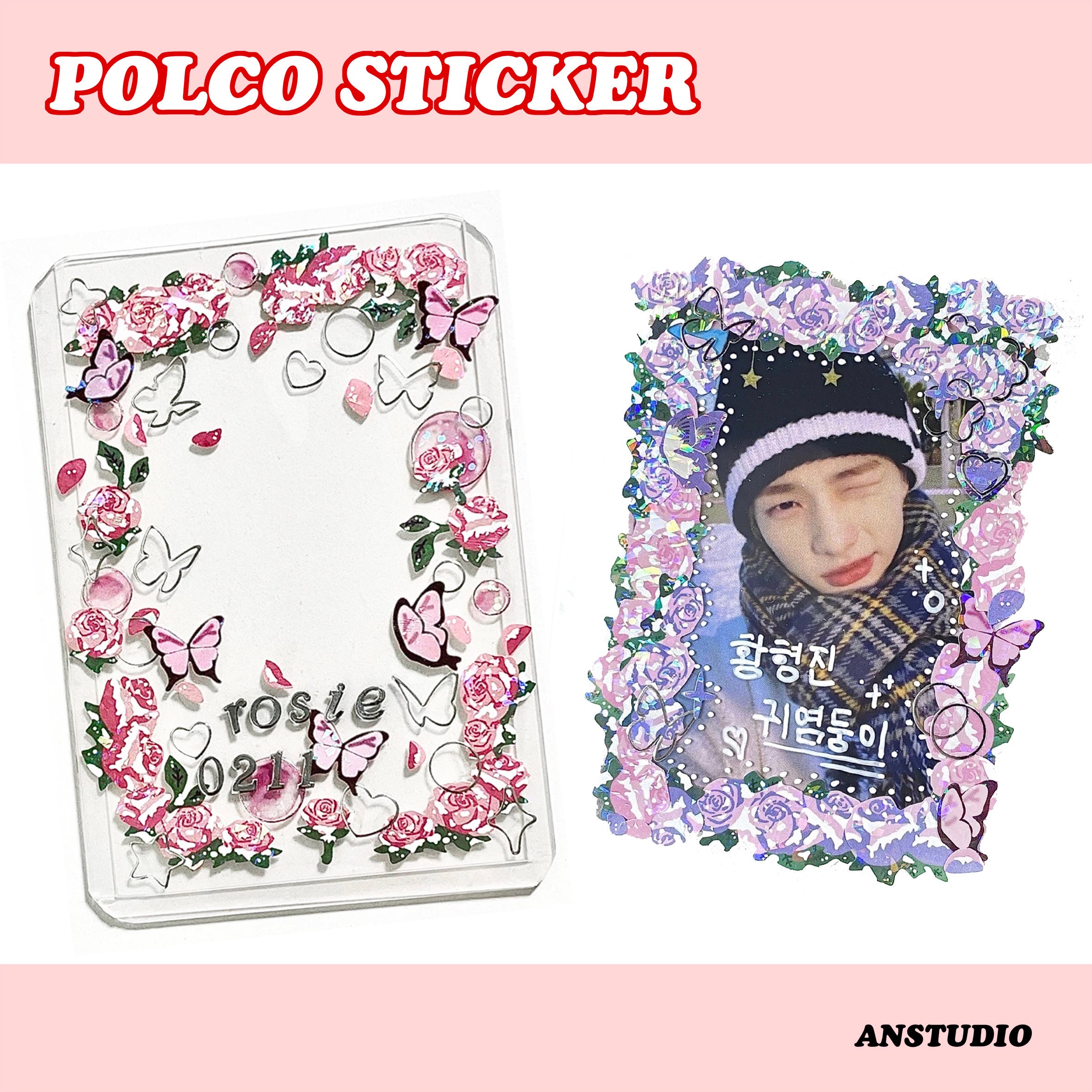 Stickers Paper & Party Supplies Paper Photocard Deco Stickers Photocard ...
