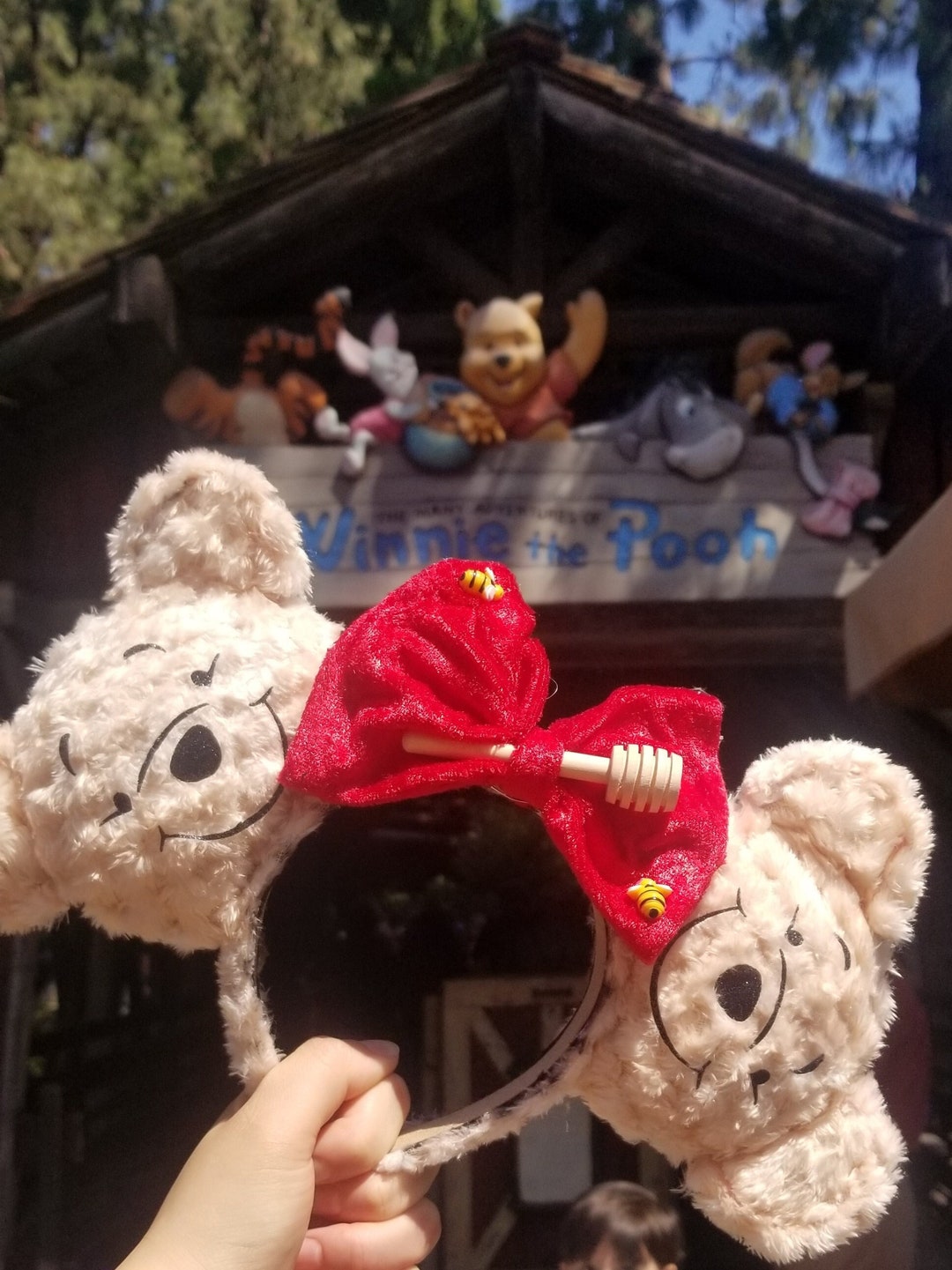 Winnie the Pooh Fuzzy Inspired Mouse Ears - Etsy