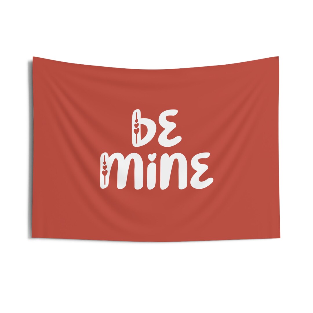 Be Mine Valentines Banner Red - Etsy