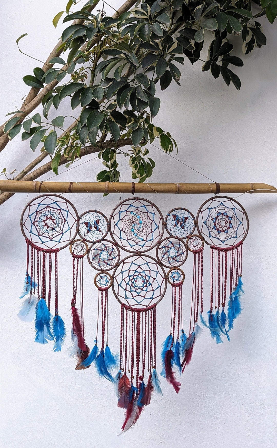 Set of 3 Tapestries, Mini Tapestries Set, Hand-woven and Braided, Home ...