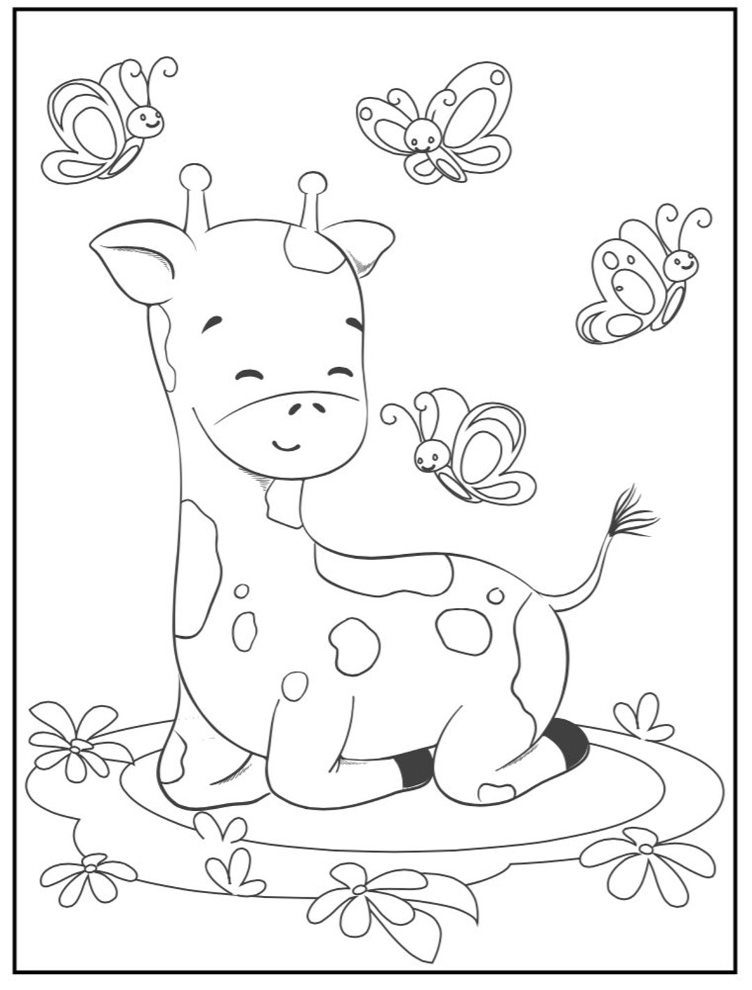 Animal-coloring 40 Pages- Digital Prints - Etsy