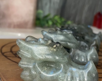 Small Crystal Dragon Head - Etsy