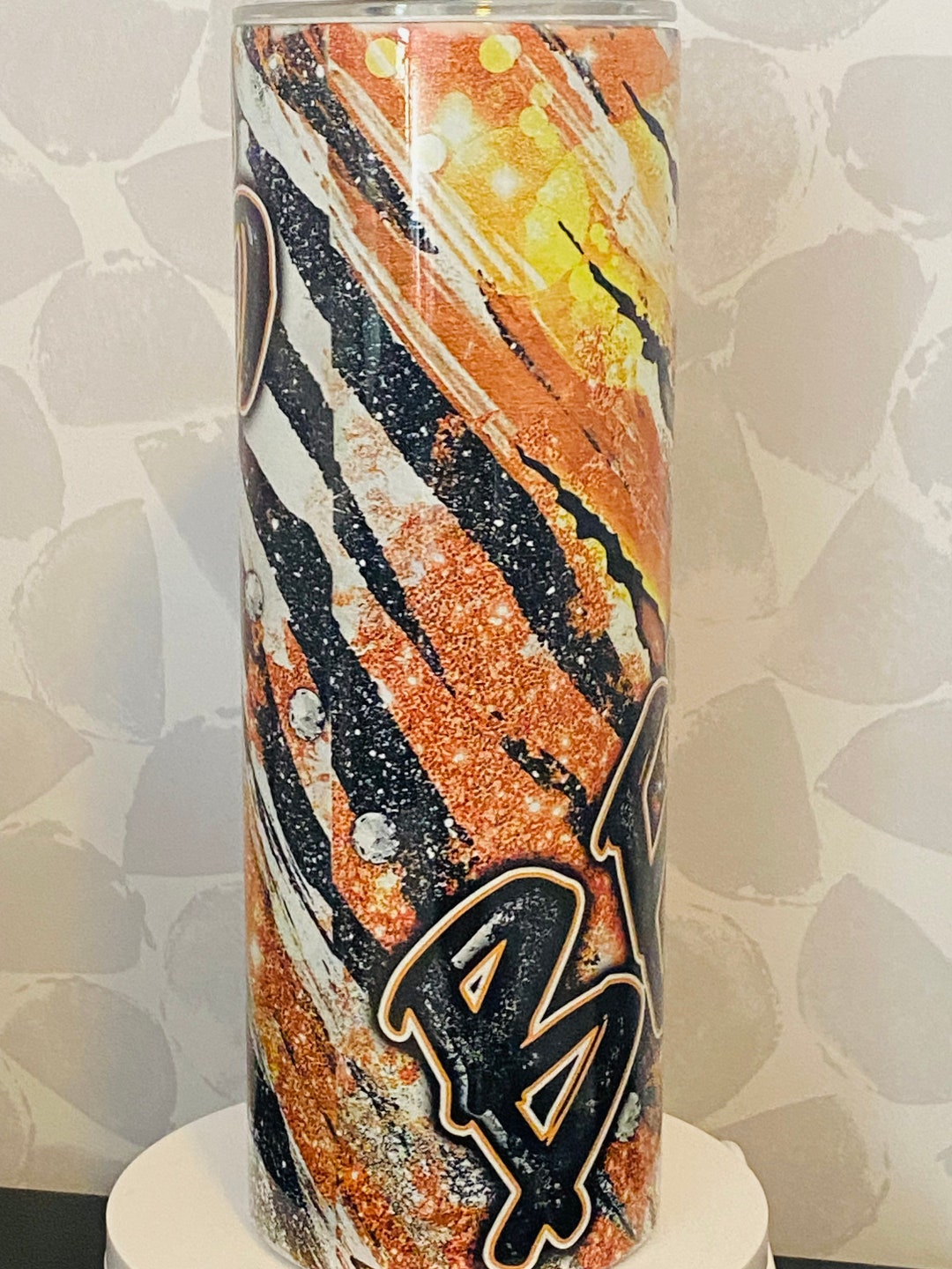 20 Oz Bengals Glitter Holographic Tumbler - Etsy