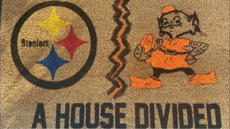 House Divided Football Themed - Etsy
