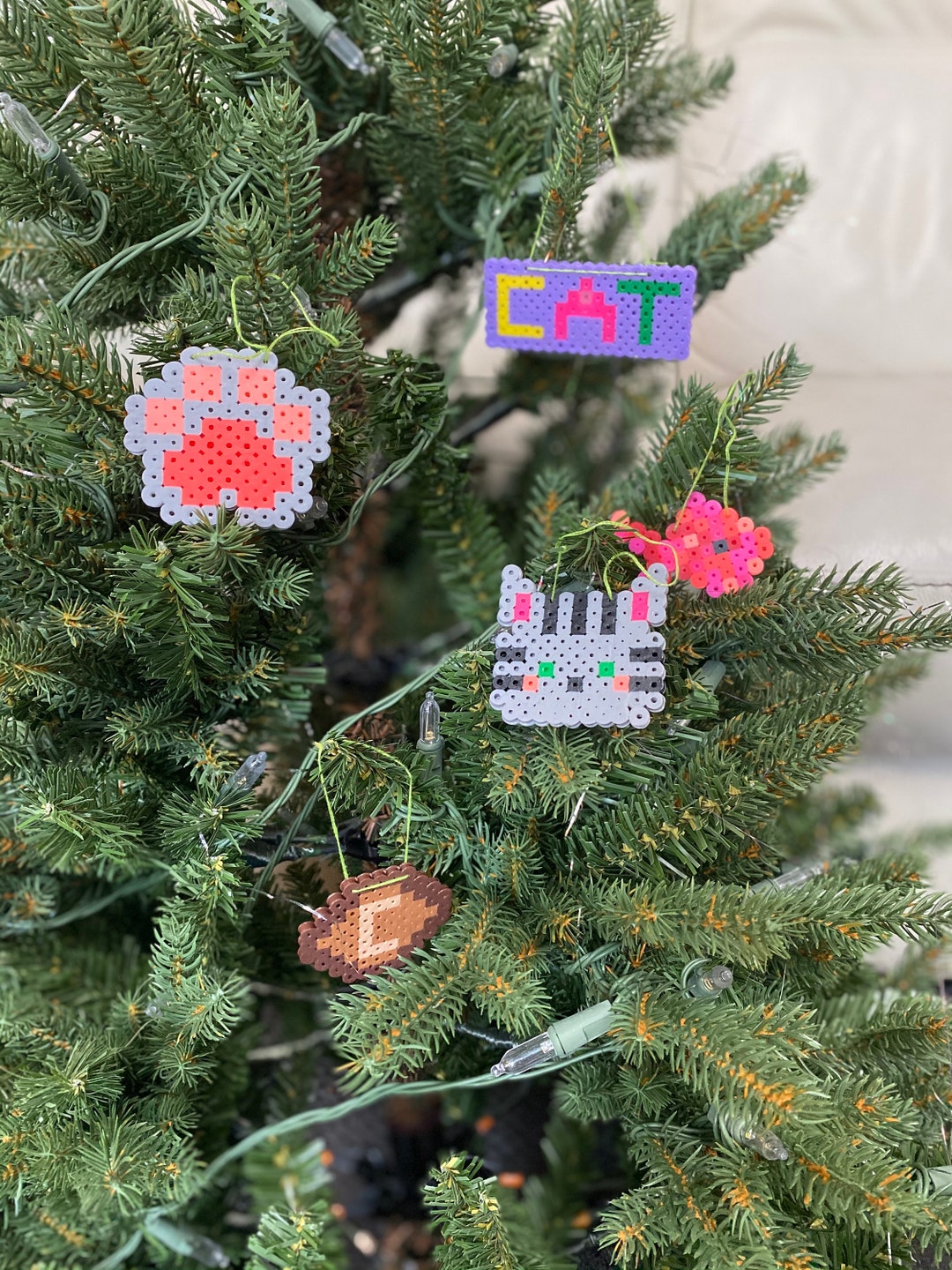 Fuse Beads. Colorful Dog Set. Colorful Cat Set. Sizes From 2x2 to 3x3 ...