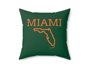 Miami Throw Pillow - Etsy