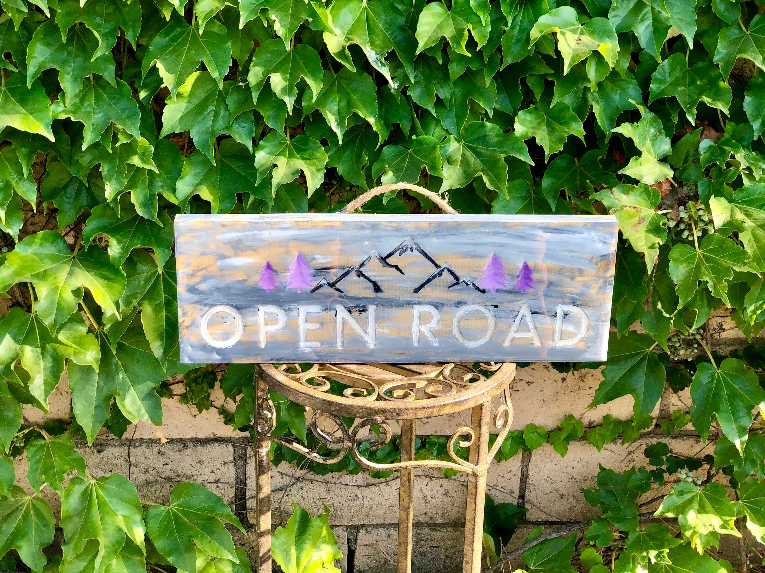 Open Road Sign - Etsy