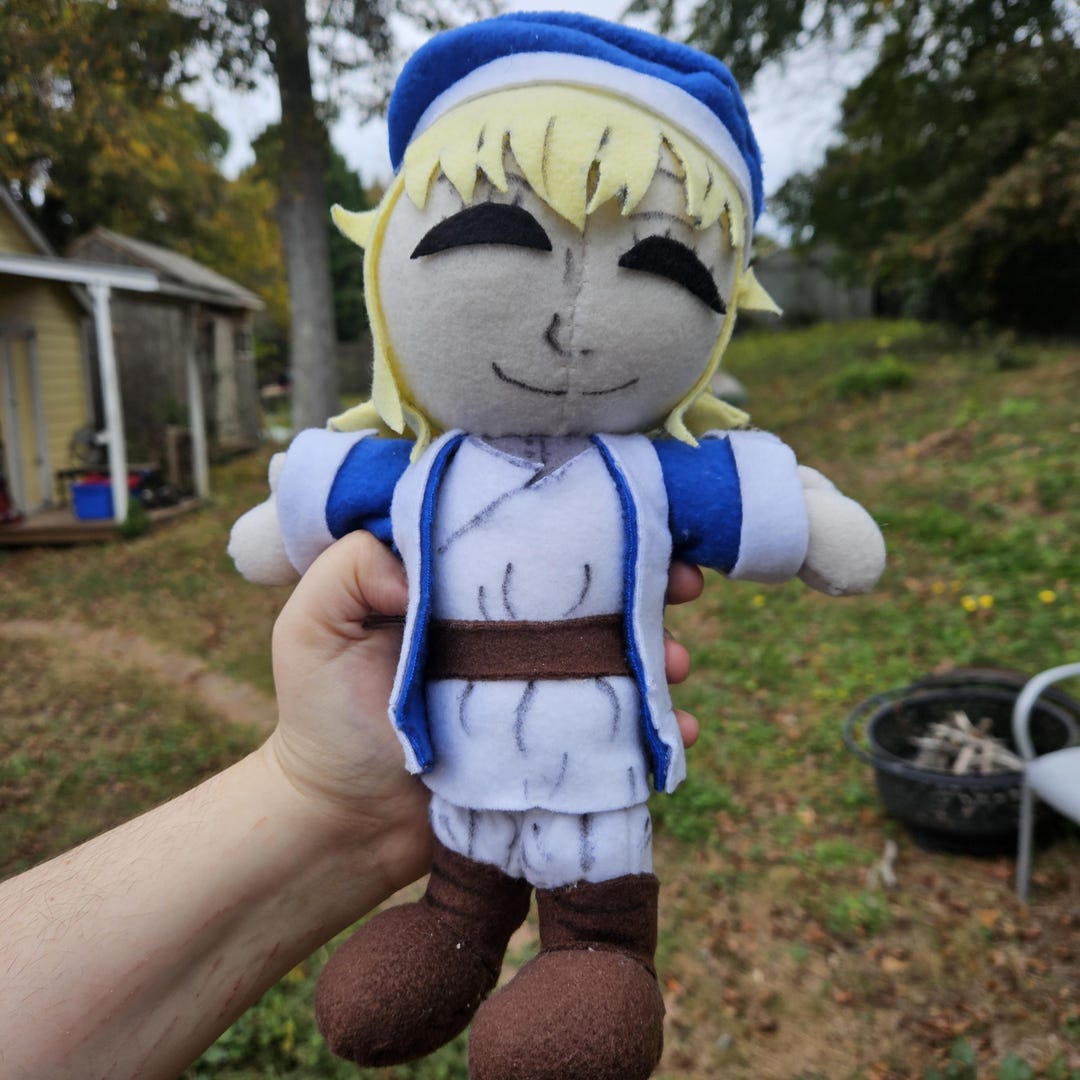 12'in Falin Dungeon Meshi Plushie With Removable Hat - Etsy