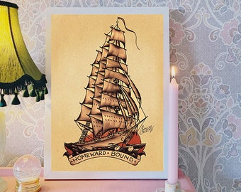 Sailor Jerry Poster - Etsy