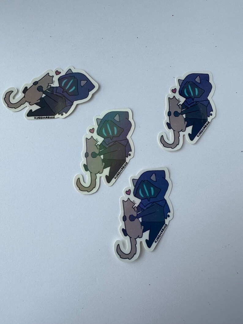 Calcomanía de Valorant Kitty Omen para computadoras - Etsy México