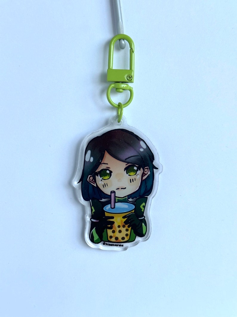 Valorant Agents Boba Acrylic Keychains W/ Matching Sticker - Etsy