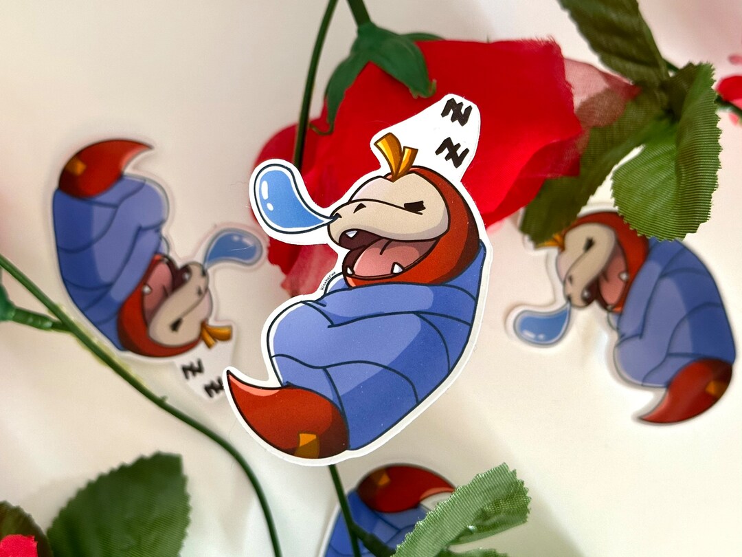 Sleeping Fuecoco Sticker - Etsy