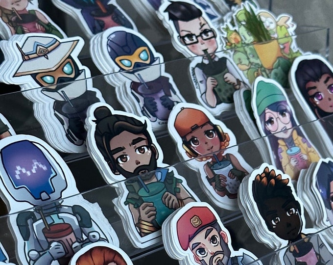 Phoenix Valorant Sticker / Valorant Chibi Vinyl Sticker / Valorant ...