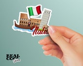 Italy Sticker Italia Stickers Italian Stickers | Etsy