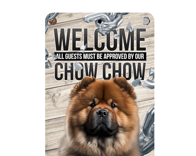 Chow Welcome Sign Chow Chow Sign - Etsy