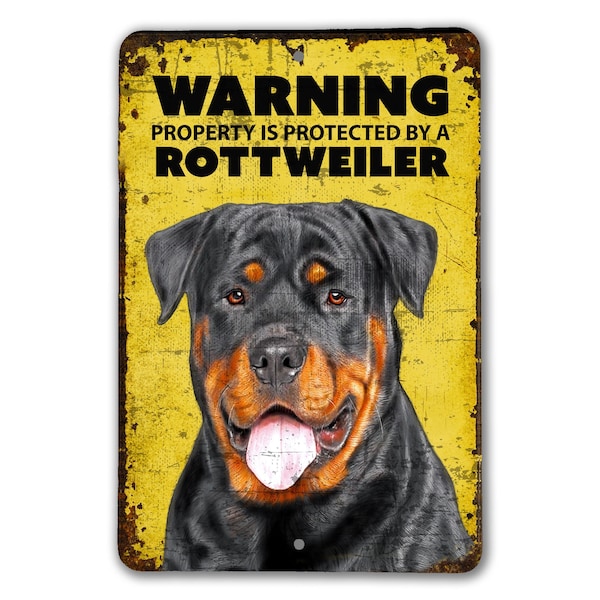 Rottweiler Sign - Etsy