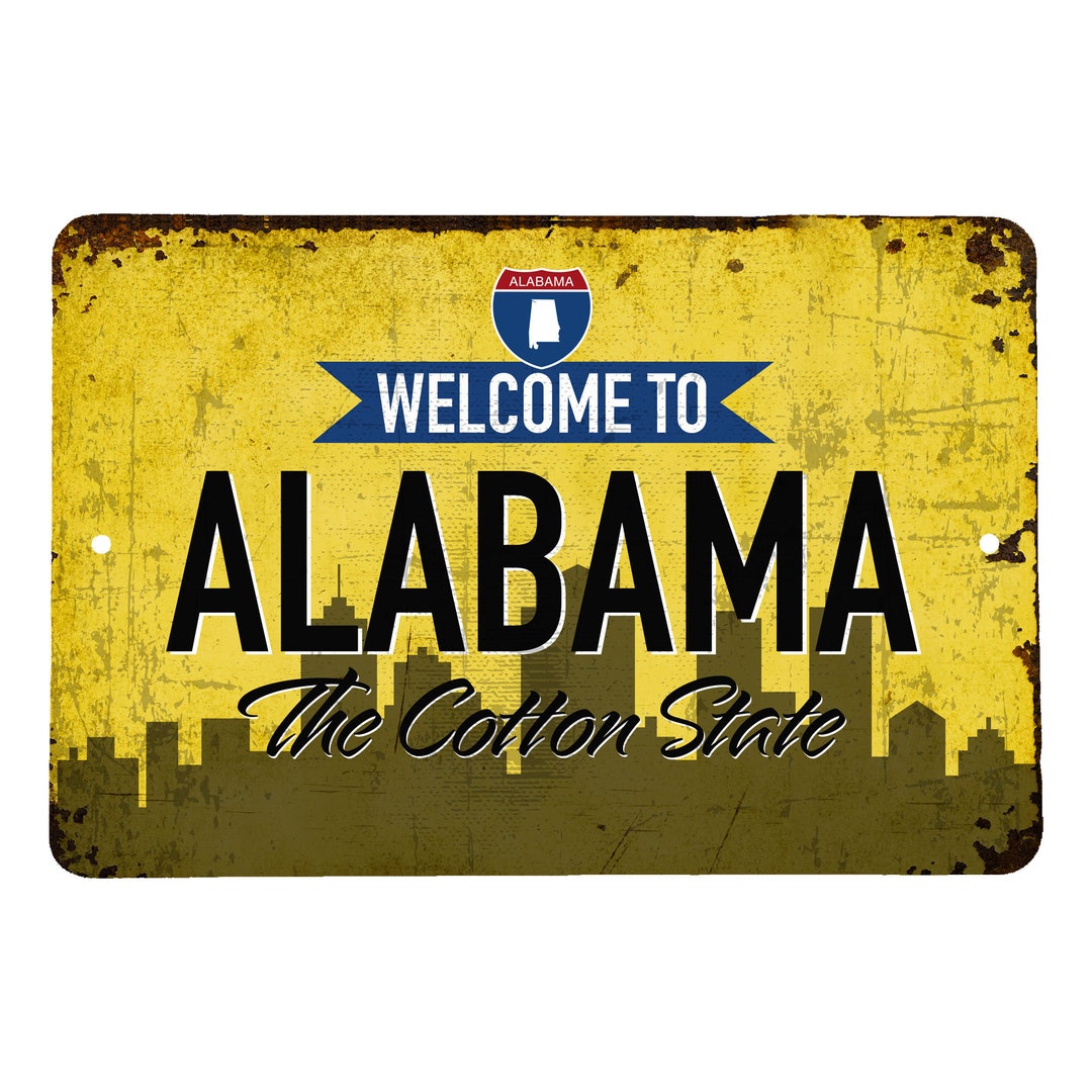 Welcome to Alabama Sign Alabama Sign - Etsy