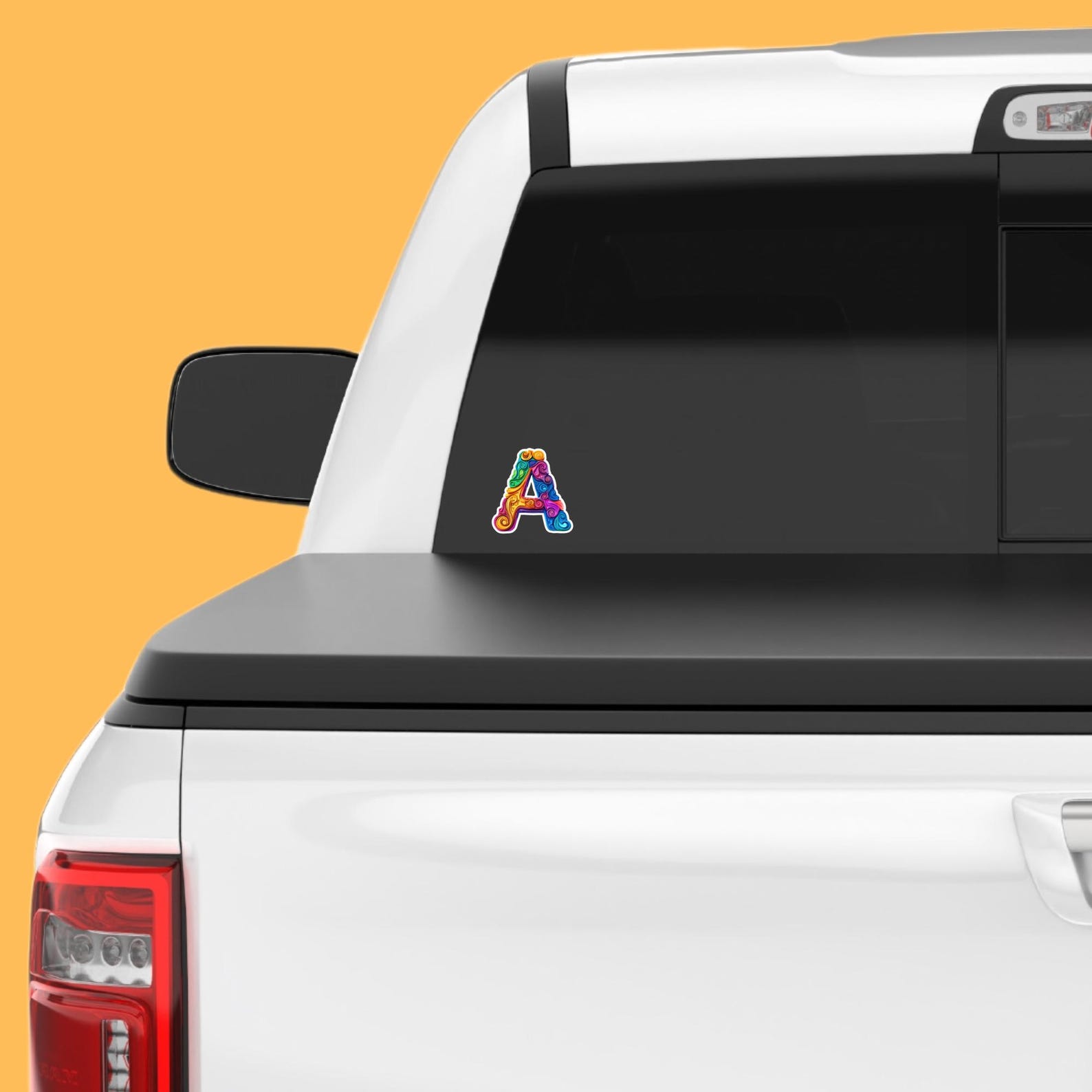 Letter A Sticker | Customizable Vinyl Letter Decal for Crafting ...