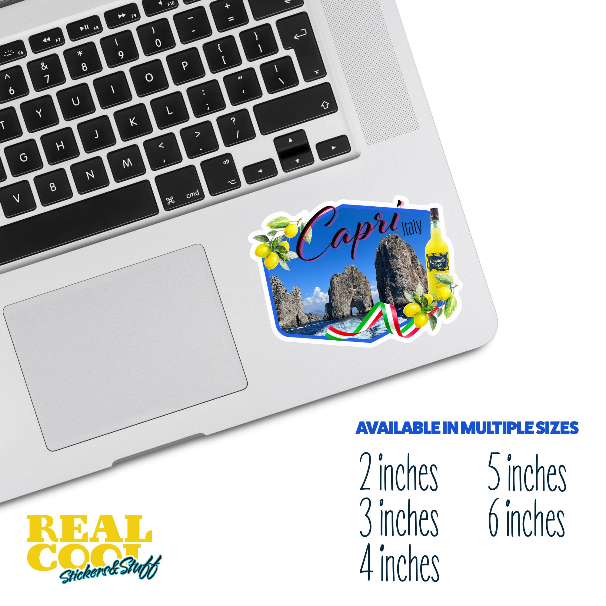Capri Italy Sticker | Isle of Capri Sticker | Limoncello Sticker - Etsy