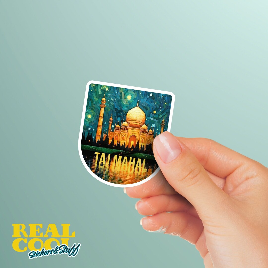 Taj Mahal Sticker Taj Mahal Decal - Etsy