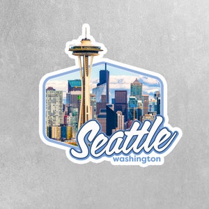 Seattle Sticker | Seattle Washington Sticker | Seattle Decal - Etsy