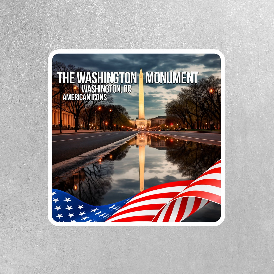 Washington Monument Sticker | Washington DC Sticker | DC Stickers - Etsy