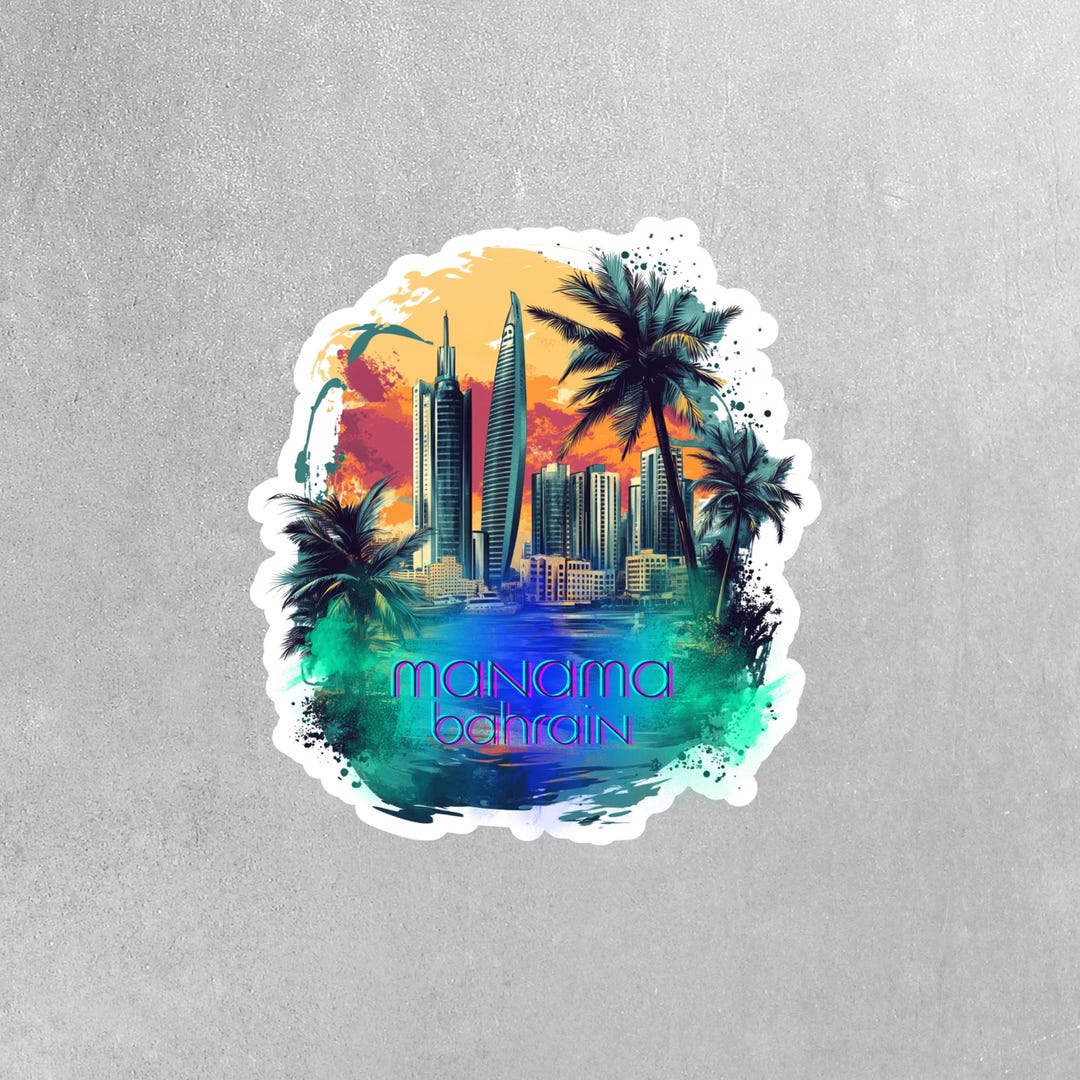 Manama Bahrain Sticker | Bahrain Decal | Manama Sticker - Etsy