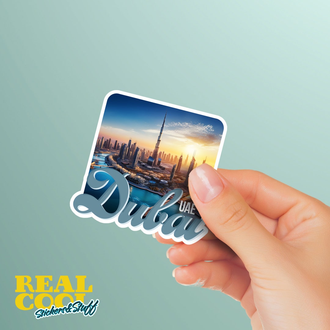 Dubai Sticker Dubai Uae Sticker Dubai Decal - Etsy