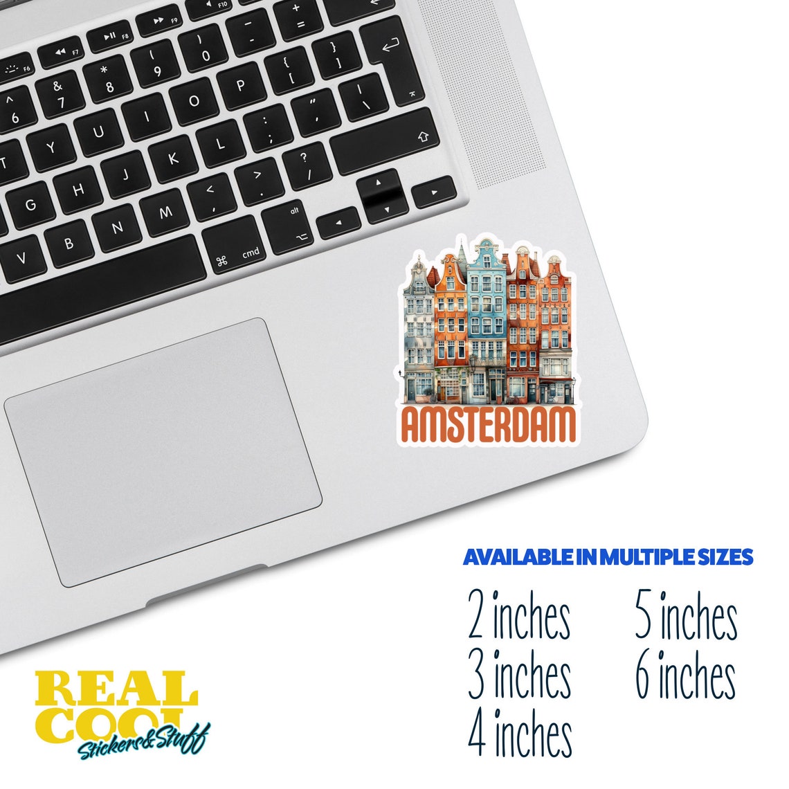 Amsterdam Sticker | Amsterdam Buildings Sticker | the Netherlands ...