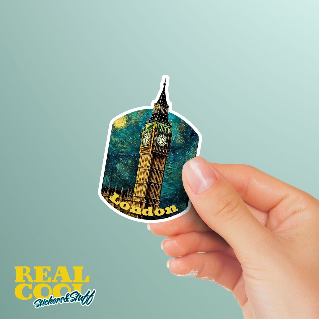 London England Sticker Big Ben Sticker - Etsy