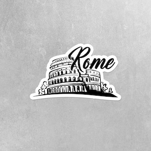 Rome Sticker | Rome Colosseum Sticker | Italy Stickers - Etsy