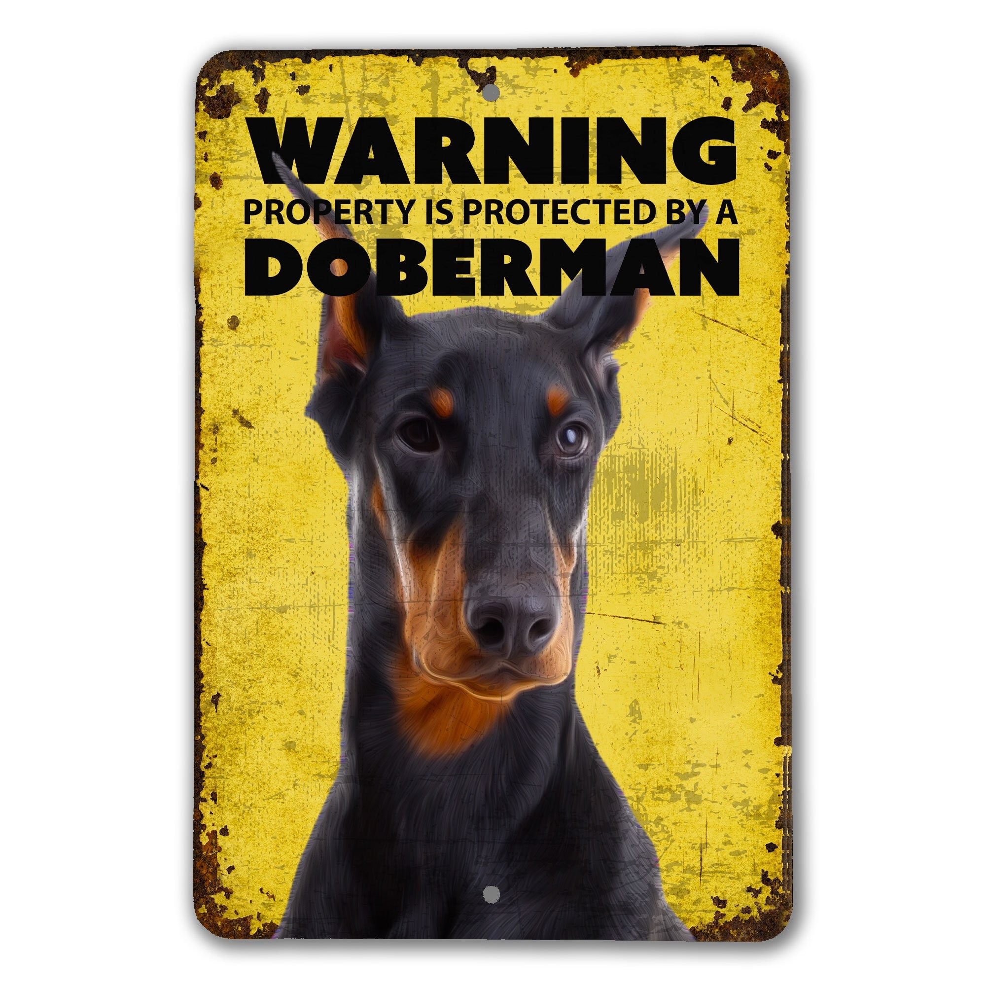 Doberman Guard Dog Signs