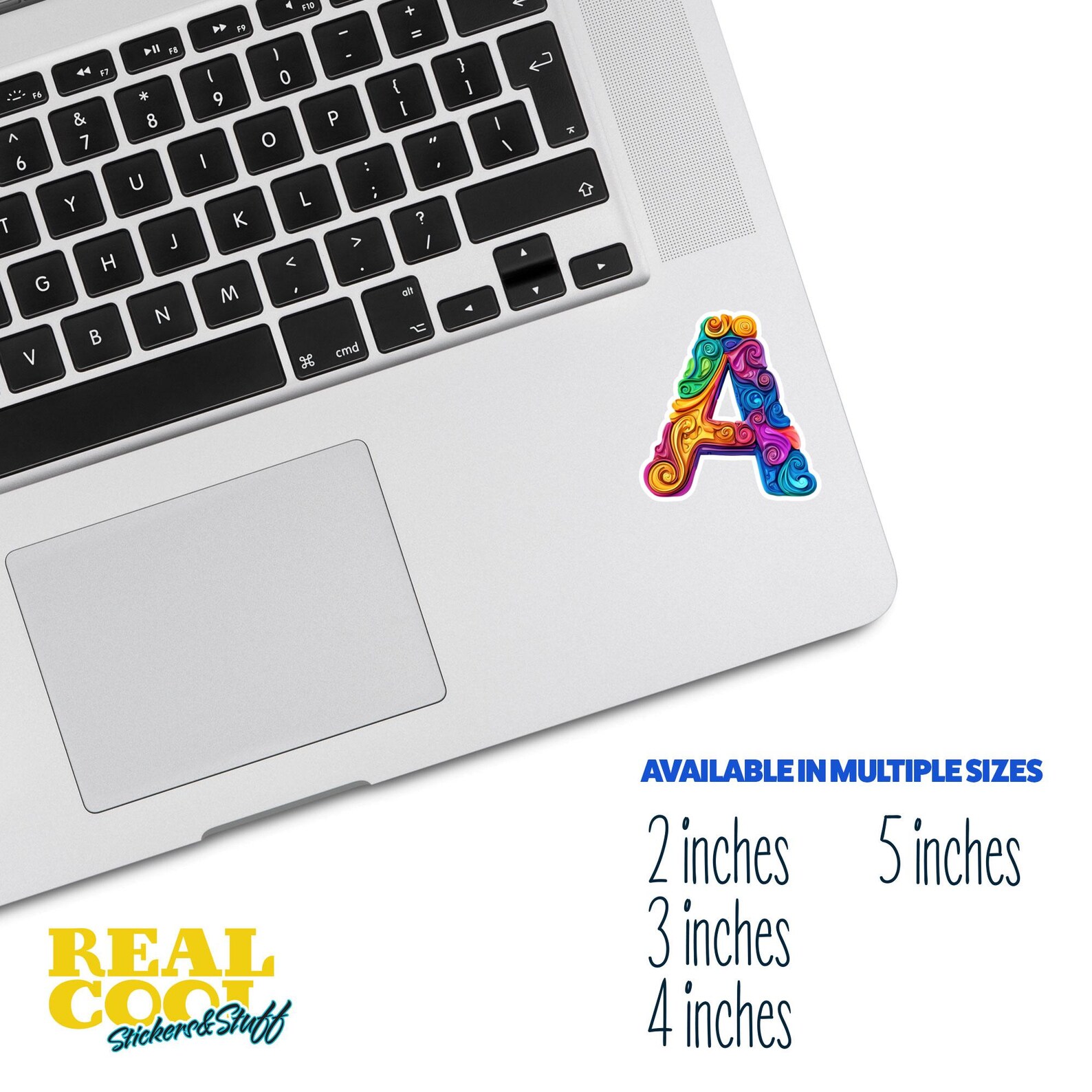Letter A Sticker | Customizable Vinyl Letter Decal for Crafting ...