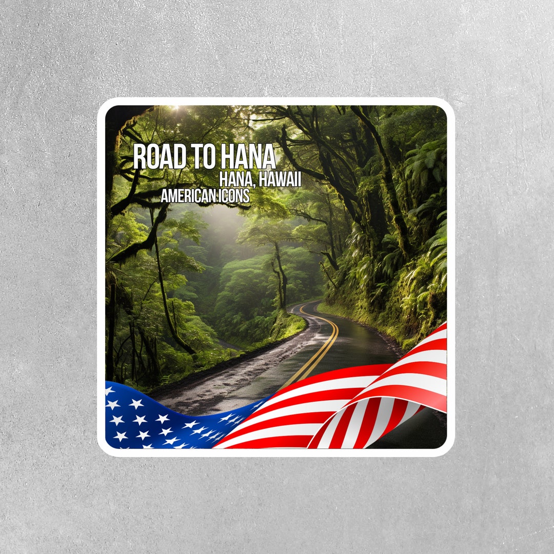 Road to Hana Sticker | Hawaii Sticker | Hana Hawaii Sticker - Etsy