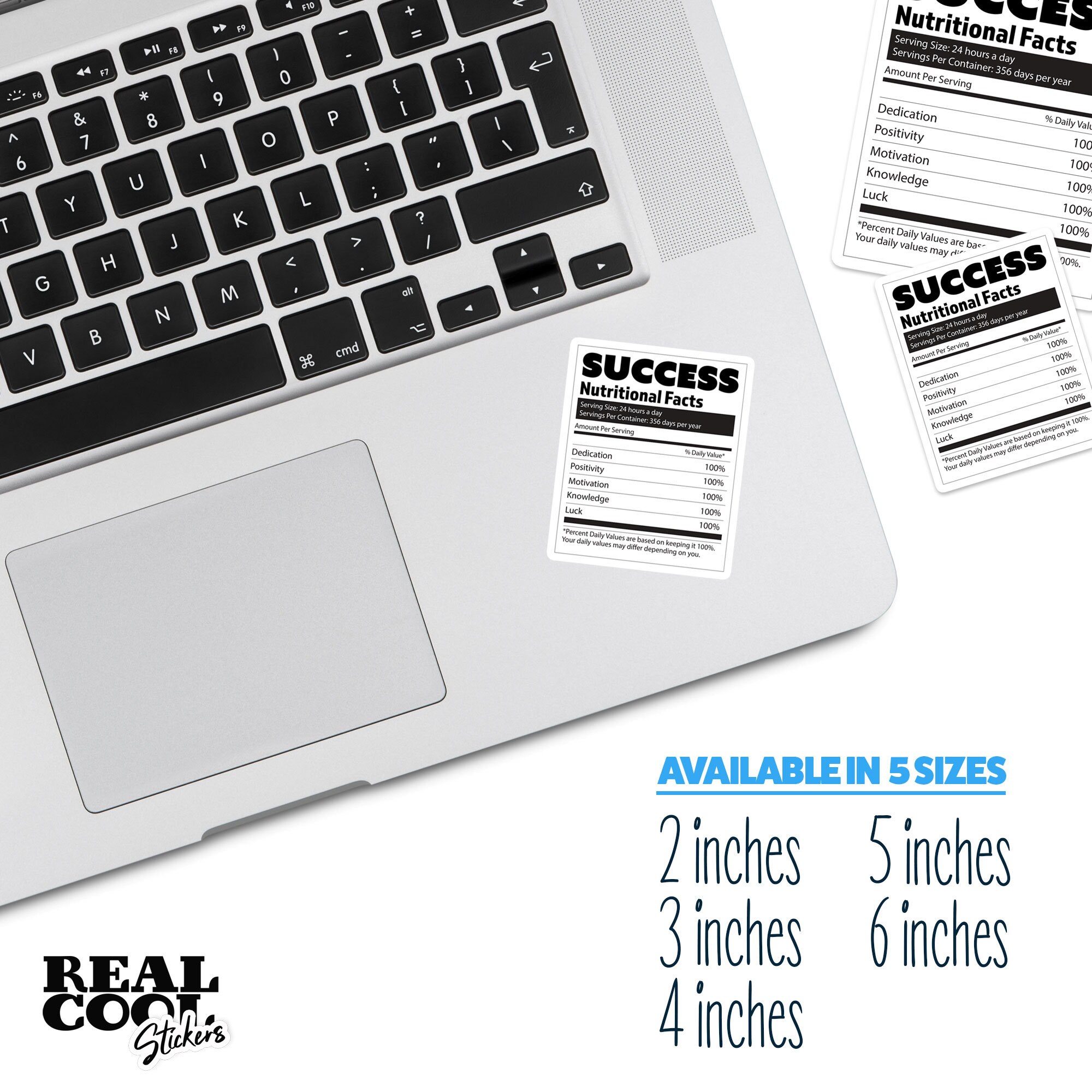 Success Sticker Success Nutrition Facts Motivational Sticker | Etsy