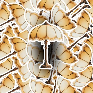 Vintage Lamp Sticker Old Fashioned Lamp Sticker Lamp Decal Junk Journal ...