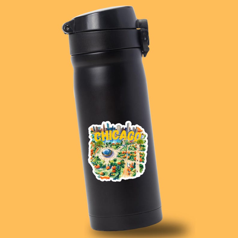 Chicago Sticker - Millennium Park Sticker - the Bean Decal - Cute ...
