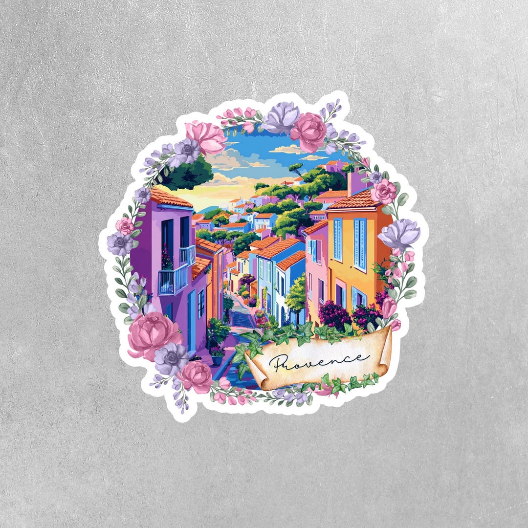 Provence Sticker - Elegant Provence France Sticker - French Souvenir ...