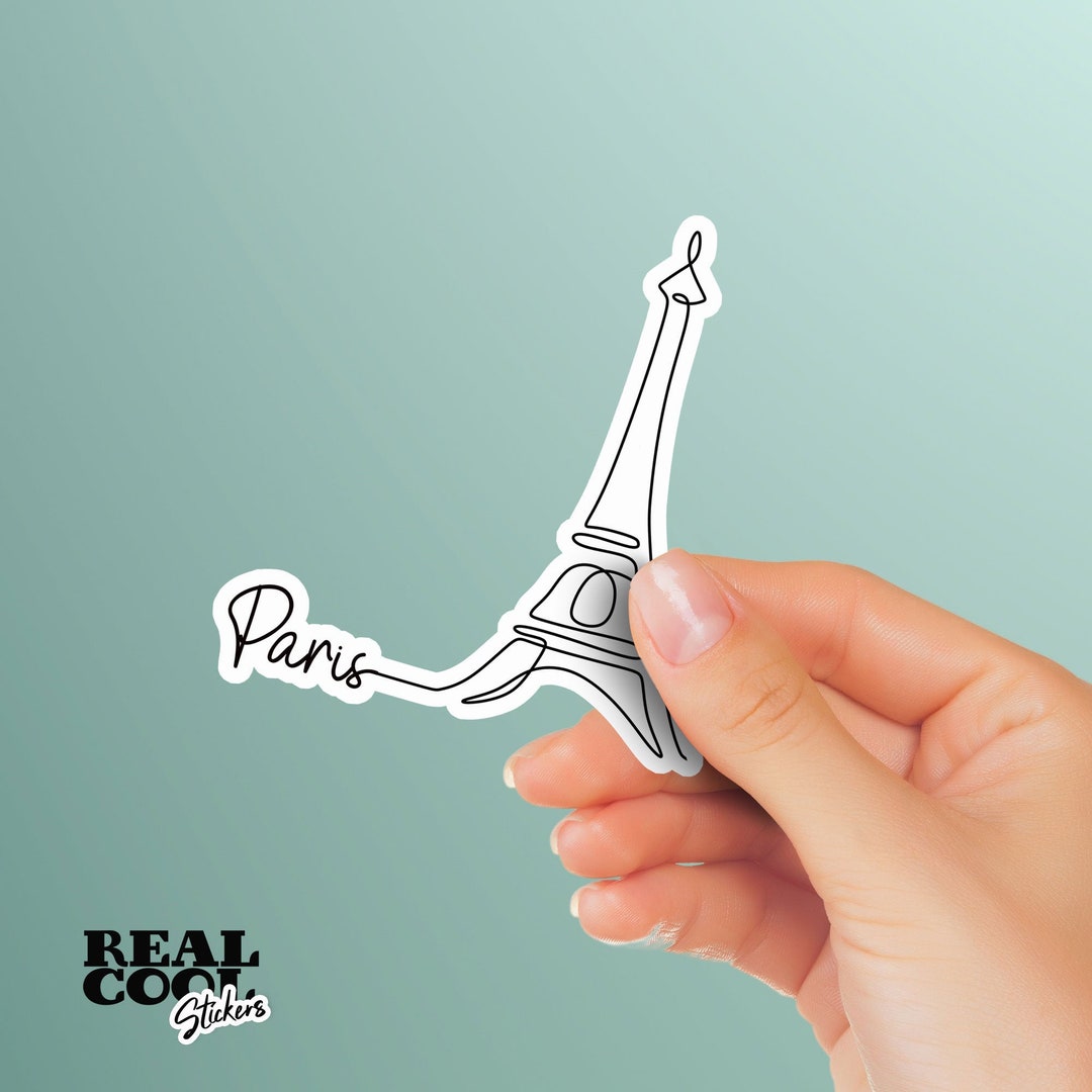 Paris Stickers Paris Sticker Eiffel Tower Sticker France Stickers - Etsy