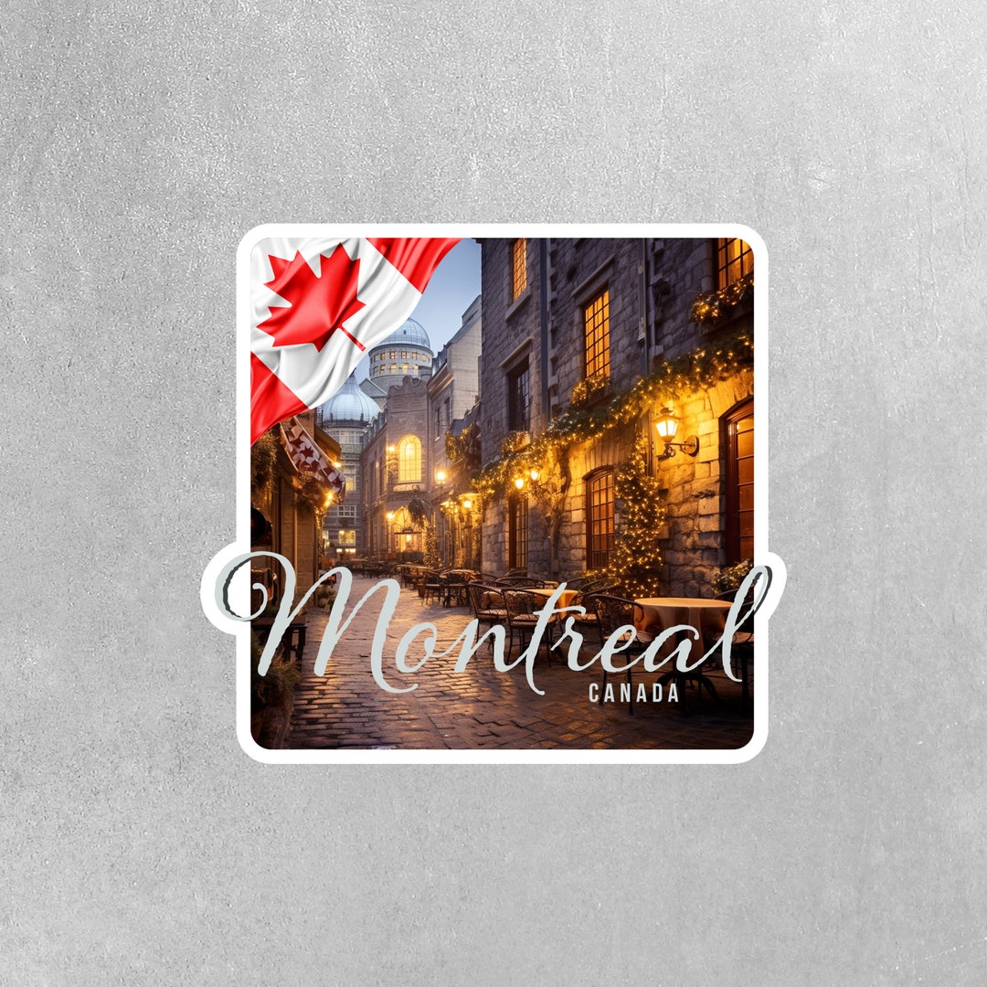 Montreal Sticker | Montreal Canada Sticker | Montreal Decal - Etsy