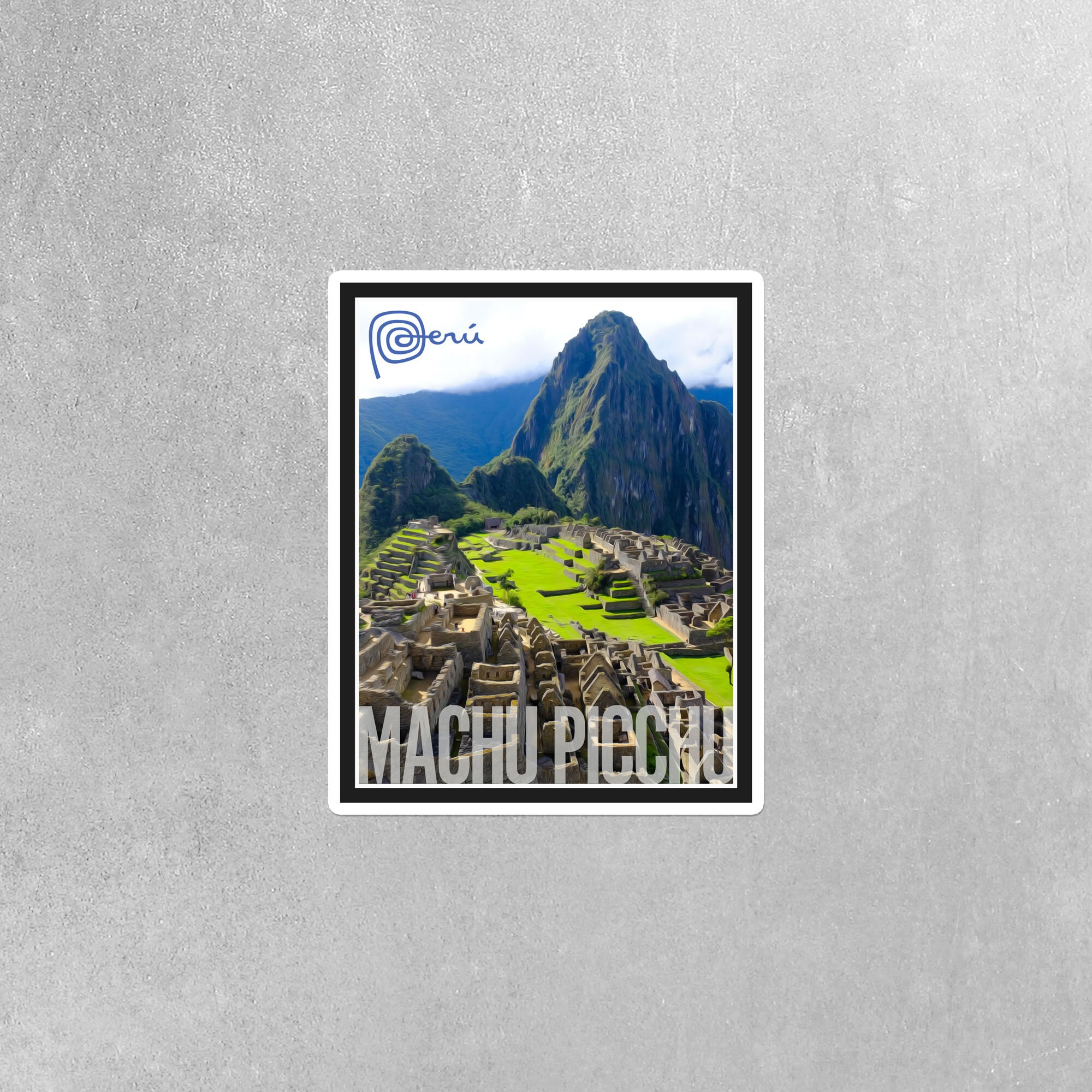 Machu Picchu Sticker Peru Stickers Machu Picchu Decal | Etsy