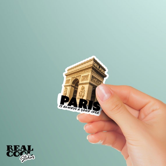 Paris Sticker Arc De Triumph Sticker France Sticker | Etsy