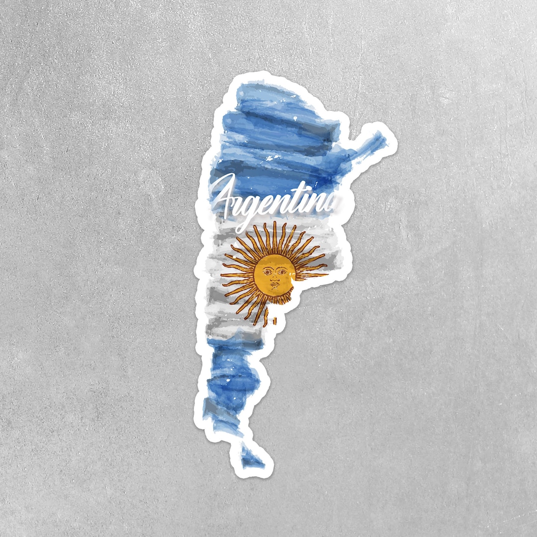 Argentina Sticker | Argentina Decal | Argentina Flag Sticker - Etsy