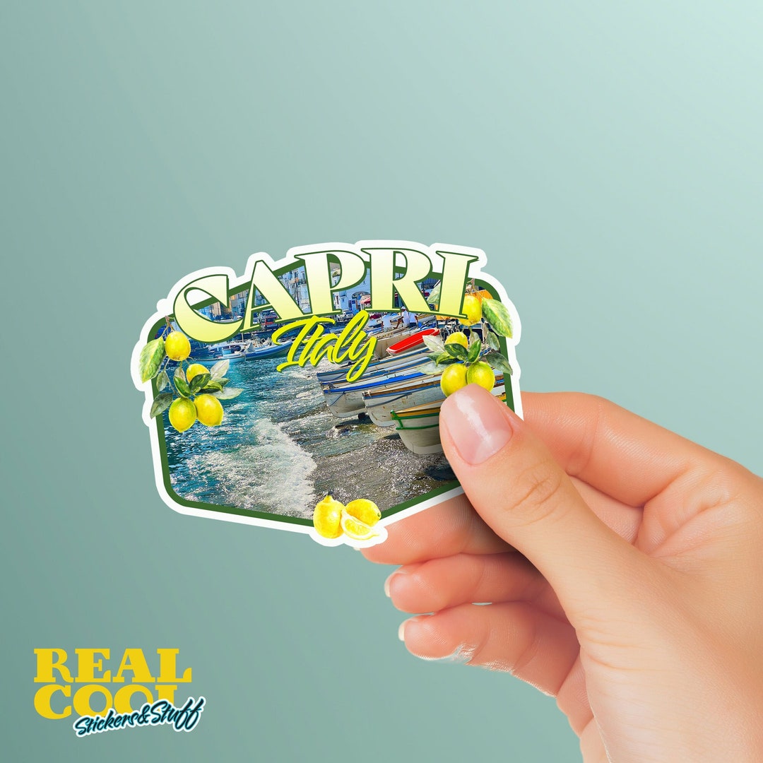 Capri Italy Sticker Isle of Capri Sticker Italy Sticker - Etsy